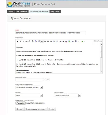 Comment obtenir vos accréditations presse ? - WorkPress